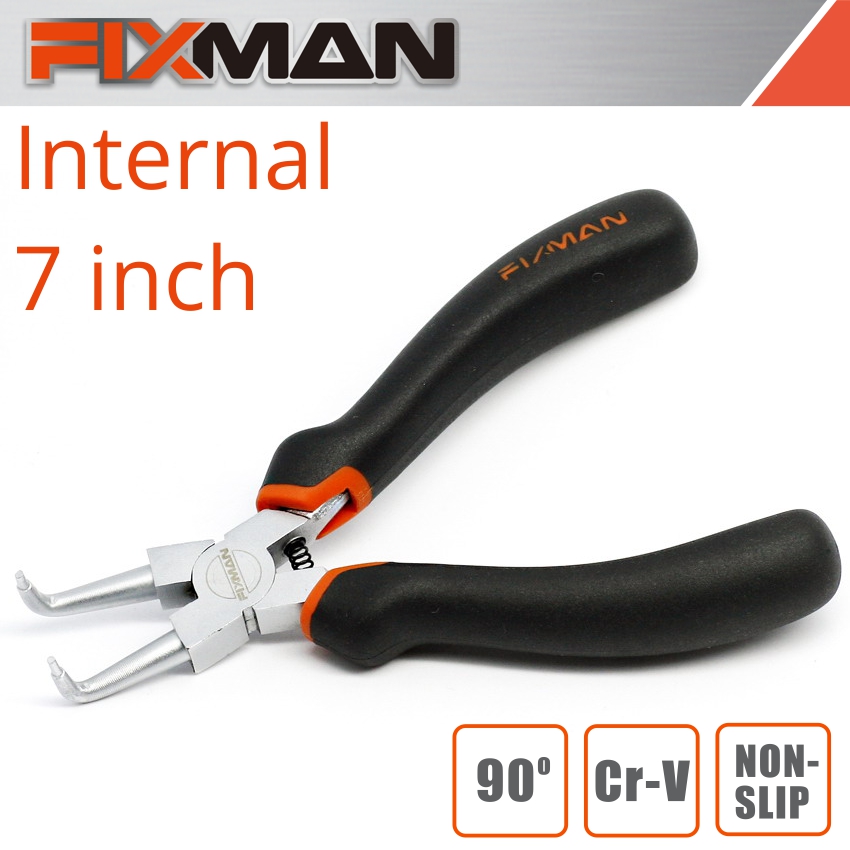 FIXMAN INTERNAL CIRCLIP PLIERS 7'/180MM X 90 DEG - Shop.Pro-Connect